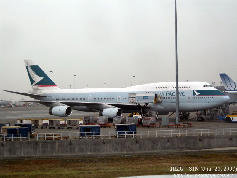 Flight Report : Hong Kong - Singapore Photo Gallery